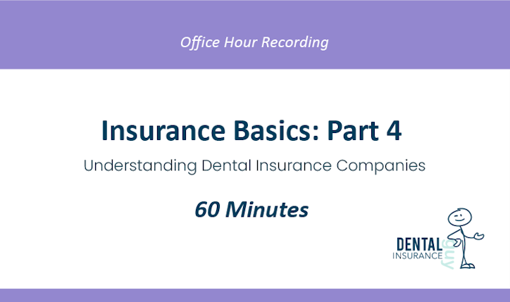 Dental Insurance Online Courses & Continuing Education