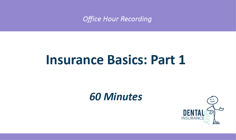 Dental Insurance Online Courses & Continuing Education